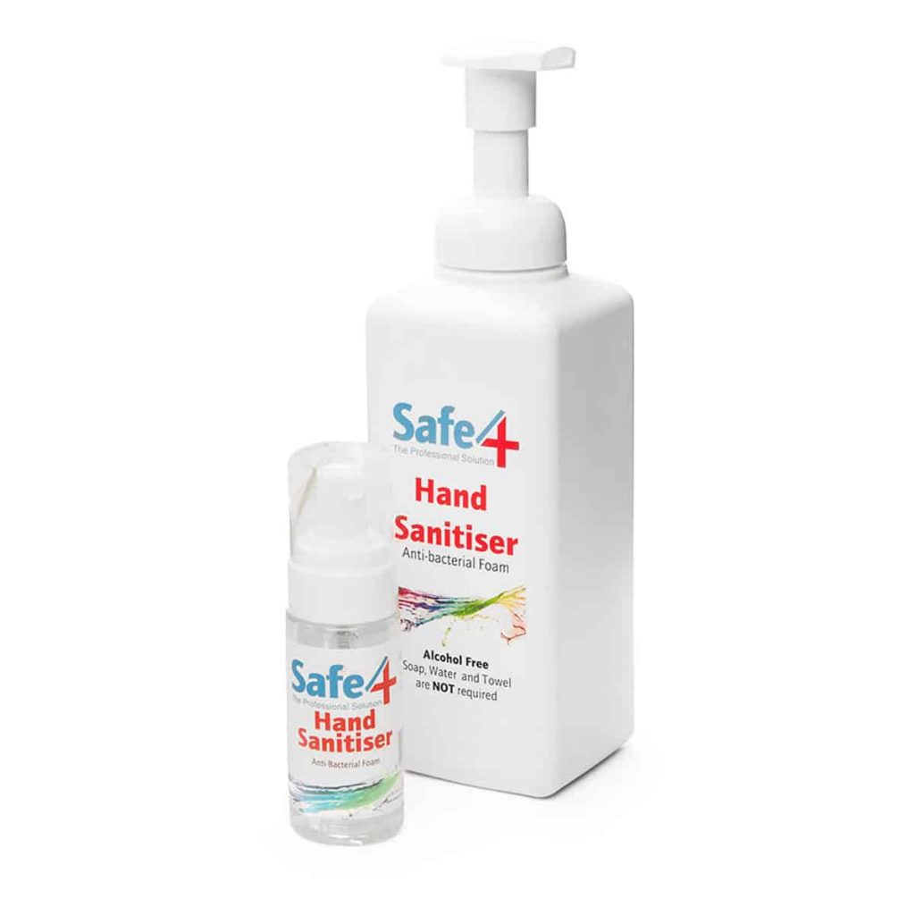 Safe4 Alcohol-Free Hand Sanitiser - From £2.99 - The Vet Store