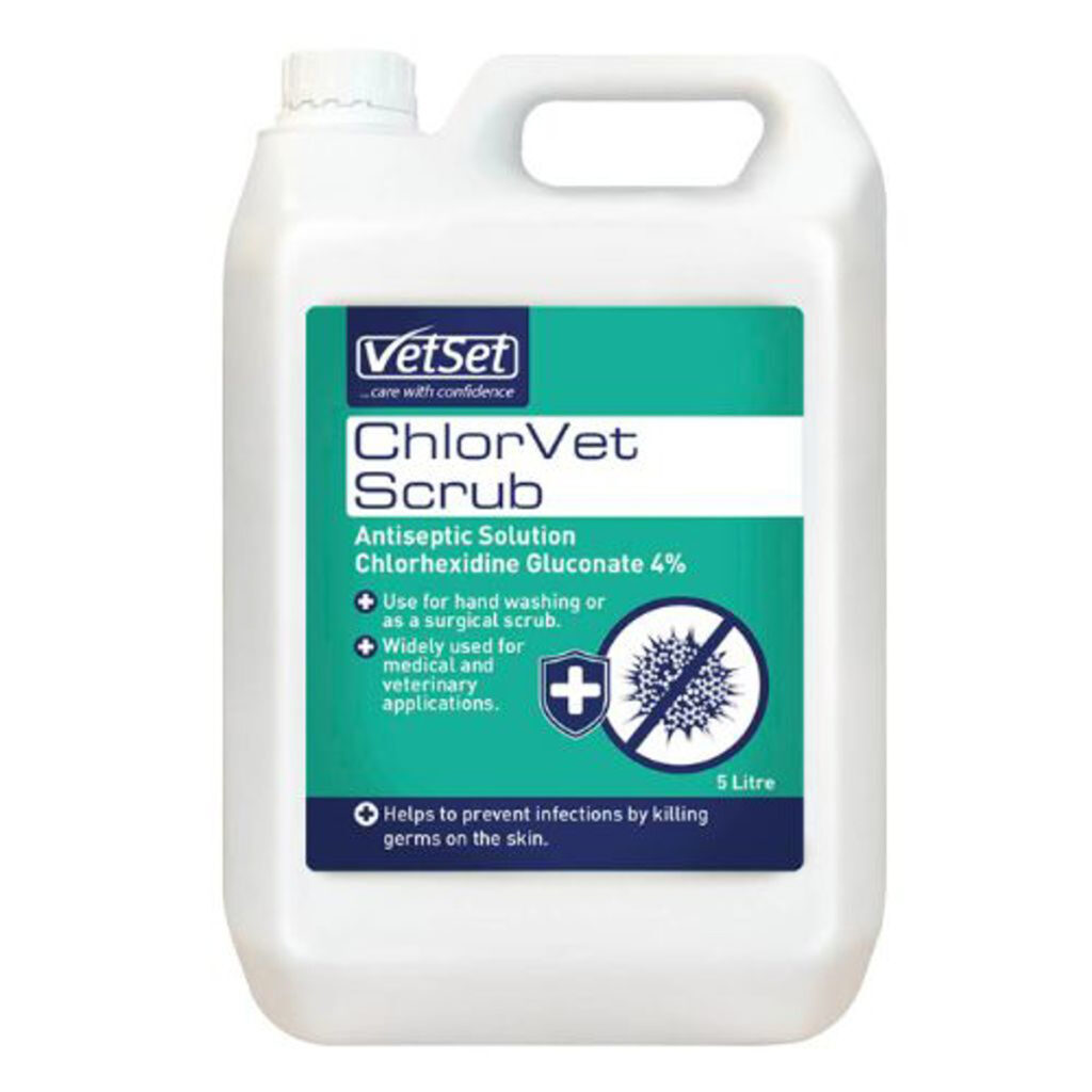 VetSet - ChlorVet Scrub Chlorhexidine - The Vet Store