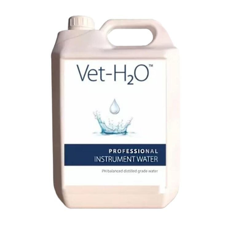 Vet-H2O Distilled Instrument Water - 5 Litre Bottle - The Vet Store