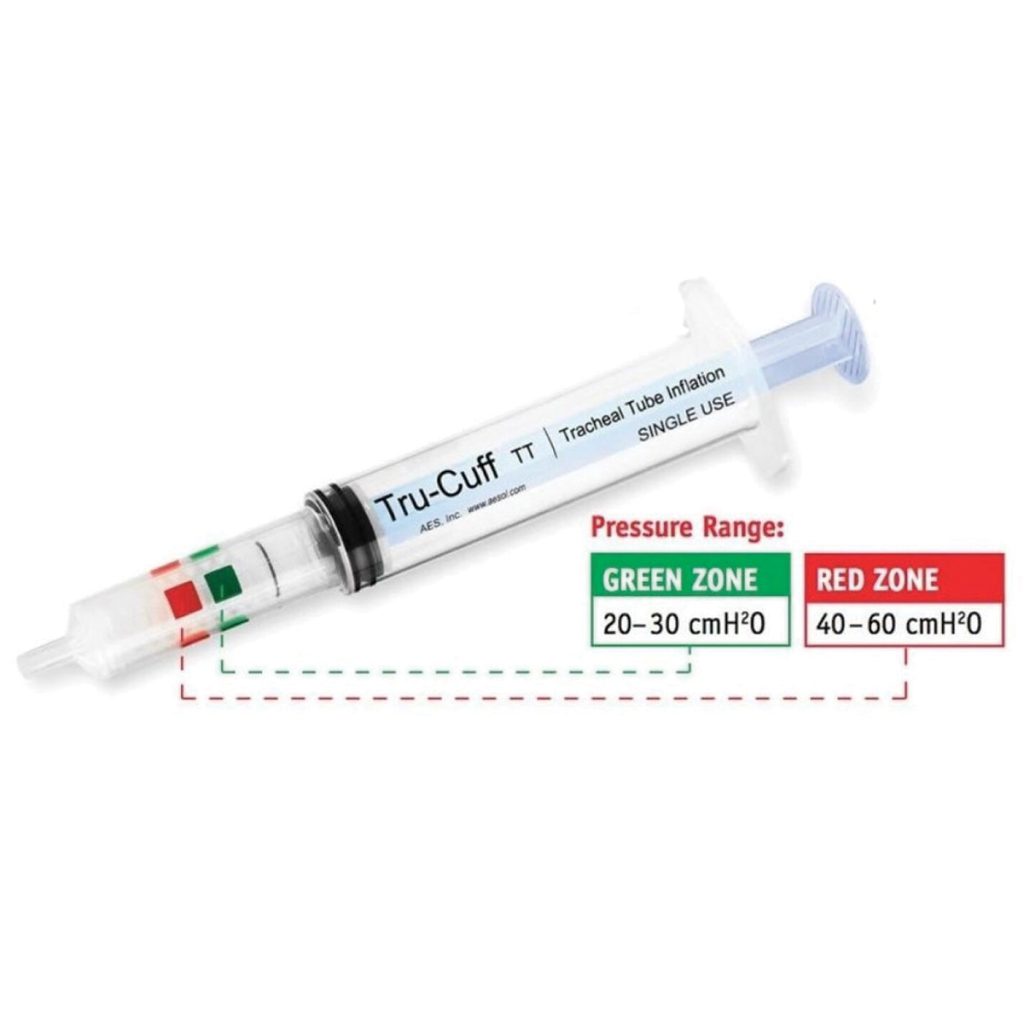 Tru-Cuff Inflating Syringe for Tube Cuff - The Vet Store - Endotracheal ...